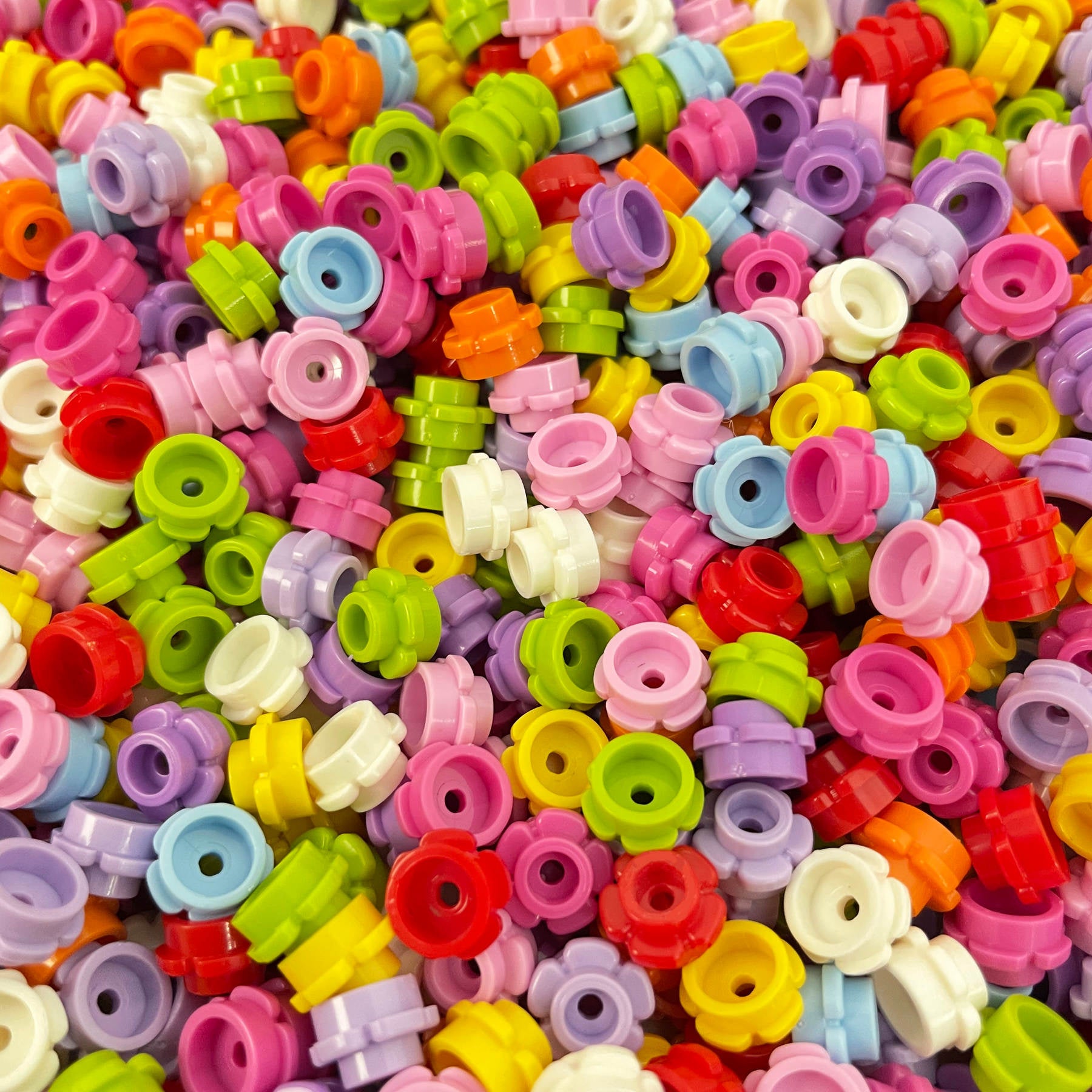Plant Flower Mix Packs - Petals & Stems with stud - x120 flowers - Fits ...