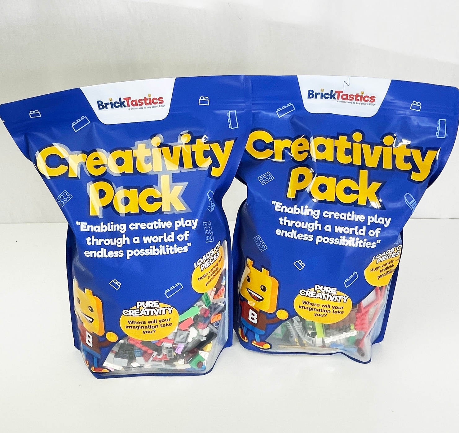 2KG LEGO® Creativity Pack (1700pcs) - General Mix - Used Bricks ...